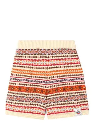 Bally Jacquard-knit Wool Shorts - Neutrals