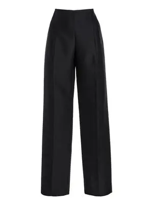 TOTEME Slim Straight-leg Trousers - Black