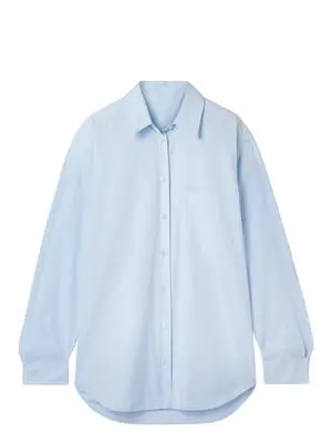 THE ROW Gavina Sea Island Cotton Shirt - Blue