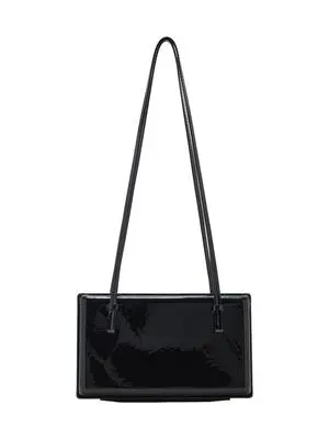 TOTEME Naplack Leather Cocktail Bag - Black