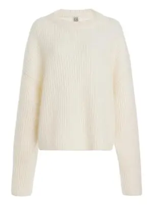 TOTEME Mohair-blend Sweater - Ivory