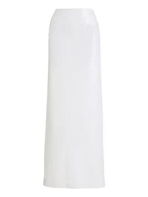 TOTEME Sequined Maxi Skirt - White