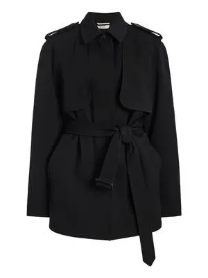 THE ROW Usuaia Wool Trench Jacket