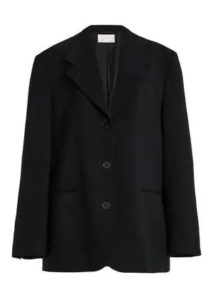 THE ROW Selim Wool Blazer - Black