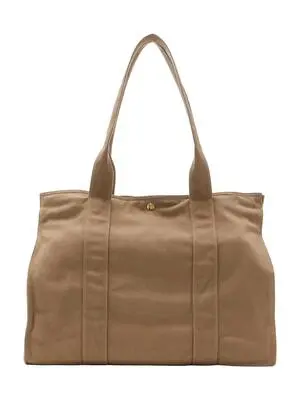 THE ROW Sisal Cotton Canvas Shoulder Bag - Neutral