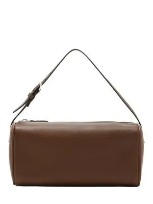 THE ROW 90's Nappa Leather Top Handle Bag Neutral