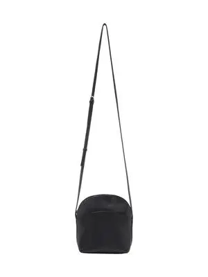 THE ROW Annie Leather Crossbody Bag - Black