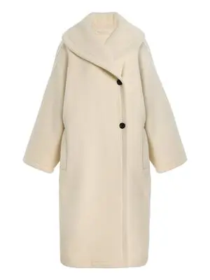 THE ROW Regino Wool Coat - Ivory