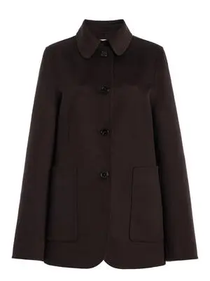 THE ROW Tiras Cashmere Jacket - Brown
