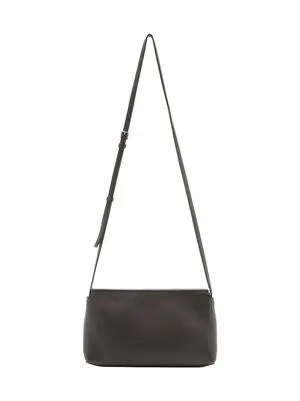 THE ROW Rene Leather Crossbody Bag - Brown