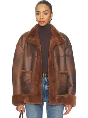 Tularosa Jen Coat - Chocolate Brown