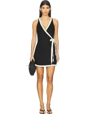 Seafolly Mini Wrap Dress - Black