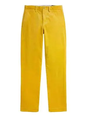 Ralph Lauren Corduroy Straight-leg Trousers - Yellow