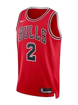 Nike Ball Lonzo Chicago Bulls Drifit Jersey - Red