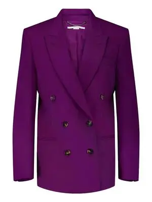 Stella McCartney Double-breasted Blazer - Purple