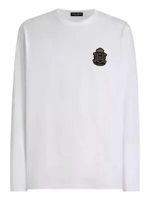 Dolce & Gabbana Logo-patch T-shirt - White