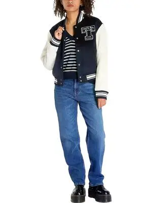 Tommy Hilfiger Letterman Jacket - Blue