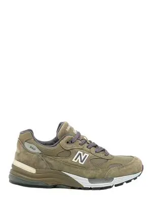 NEW BALANCE 992 Lace-Up Sneakers Green