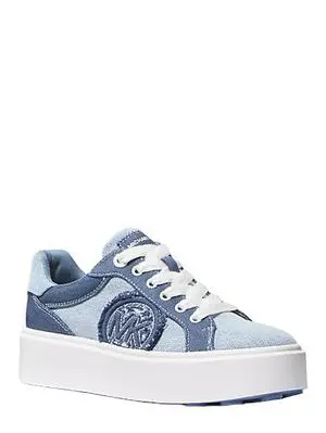 Michael Kors Romey Denim Platform Sneaker - Blue