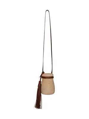 Johanna Ortiz Tassel Bucket Bag - Neutrals