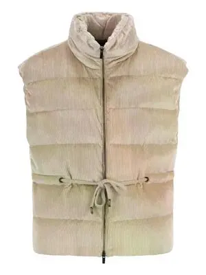 Peserico Gilet With Drawstring - Neutrals