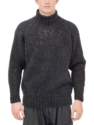 JAN JAN VAN ESSCHE High-collar Sweater - Black