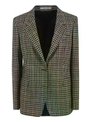 Tagliatore Houndstooth Blazer - Brown