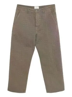 CRAIG GREEN Circle-quilted Trousers - Brown