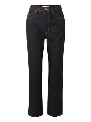 SLVRLAKE London High-Rise Straight-Leg Jeans Blue