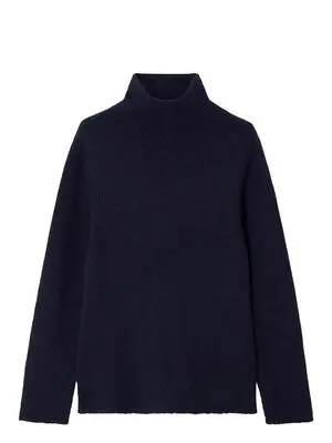 THE ROW Mariam Cashmere Turtleneck Sweater - Blue