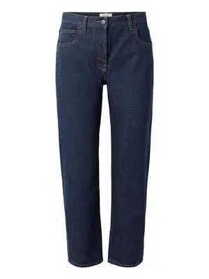 THE ROW Riaco Mid-rise Straight-leg Jeans - Blue