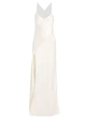Michelle Mason Silk-satin Gown - Ivory