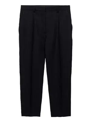 Prada Rush Stitch Wool Pants - Bleu