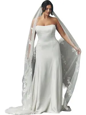 Watters Meadow Cathedral Veil Ivory