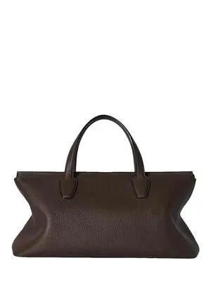 THE ROW Marcel Slouchy Top-handle Bag - Deep Brown