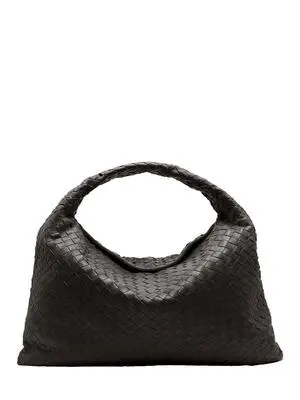 Bottega Veneta Large Hop Shoulder Bag - Brown