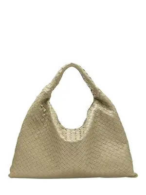 Bottega Veneta Large Hop Shoulder Bag - Travertine