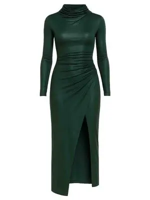 Lapointe Draped Midi Dress - Green