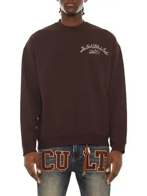 CULT OF INDIVIDUALITY Graphic Crewneck - Chocolate
