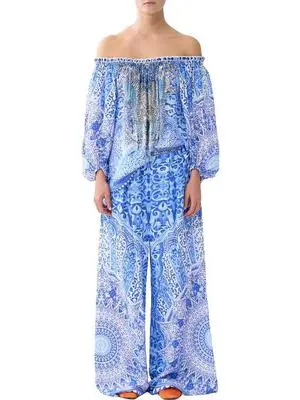 Camilla Tuck Front Pant - The Bosphorous