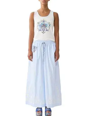 Camilla Jersey Scoop Neck Tank Top - Ottoman Opulence