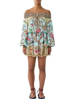 Camilla Off Shoulder Mini Dress - Sultans And Queens