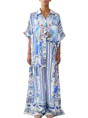 Camilla Oversized Pocket Tunic - Ottoman Opulence