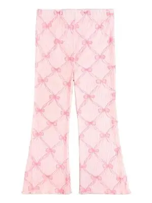 SWEET WINK Bow Trellis Flare Legging