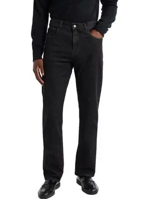 Canali Straight Leg Jeans - Black