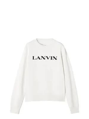 LANVIN Embroidered Cotton Sweatshirt - Cloth