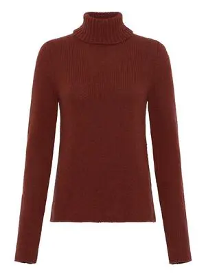 Gabriela Hearst Nelle Knit Turtleneck - Burnt Sienna