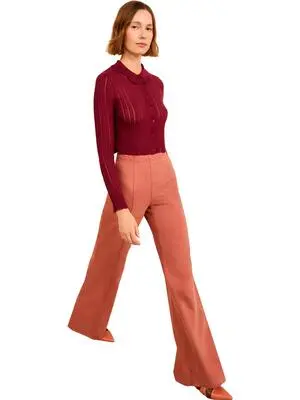 Ulla Johnson Knit Cardigan - Claret