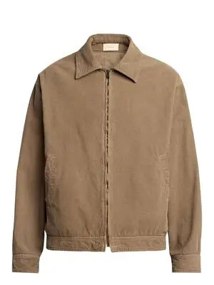 THE ROW Cotton Corduroy Jacket - Light Sepi