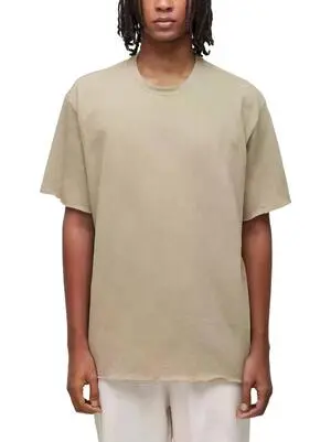 OSKLEN Wrinkled Raw-edge T-shirt - Neutrals